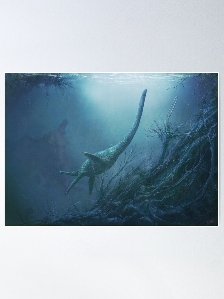 "Cooling off with Vegasaurus" Poster for Sale by Mark Witton | Redbubble