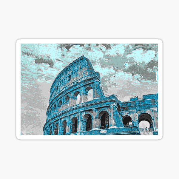 "Colosseum, Rome" Sticker by ErianAndre | Redbubble