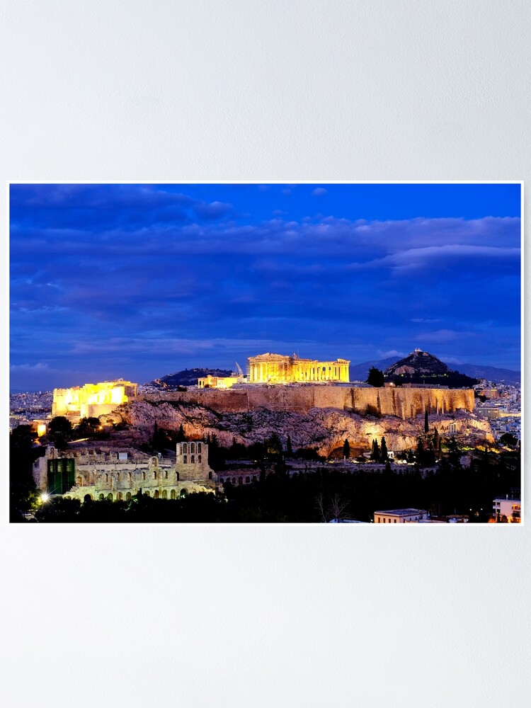 "Acropolis of Athens" Poster by troianifabrizio | Redbubble