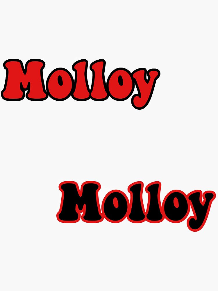 "Molloy Pack" Sticker for Sale by emilysstickerss | Redbubble