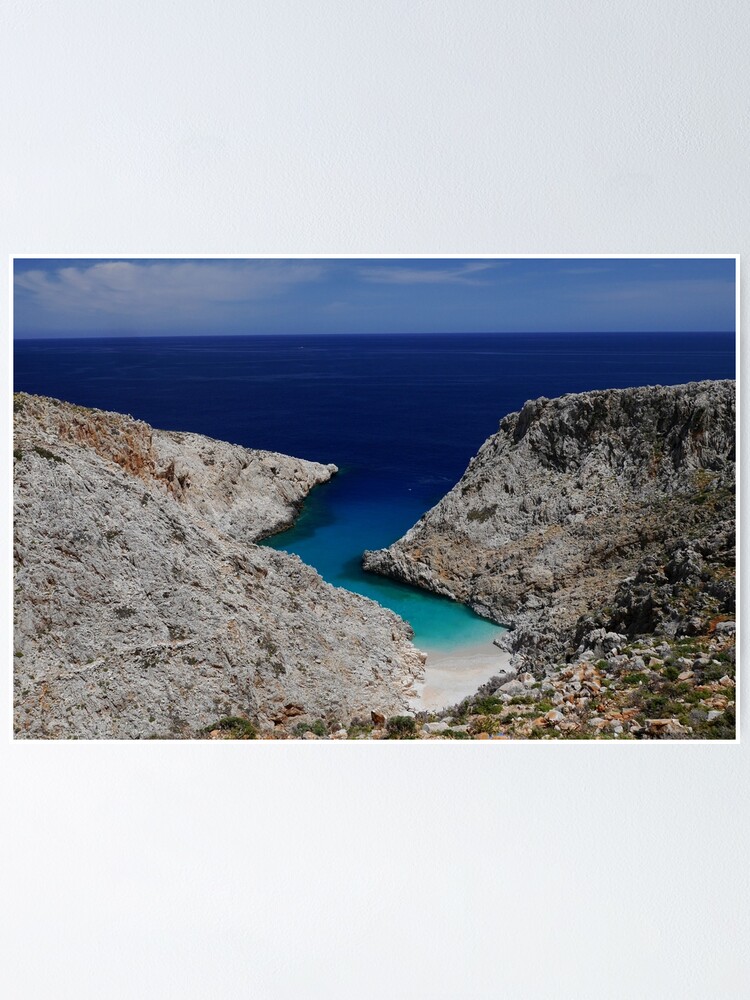 "Chania, Crete: Seitan Limania" Poster for Sale by angpics | Redbubble