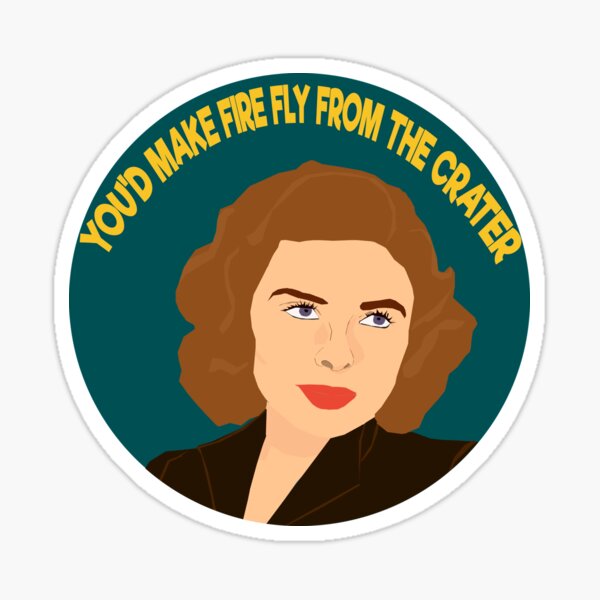 "Ingrid Bergman (artwork)" Sticker by caixadesucessos | Redbubble