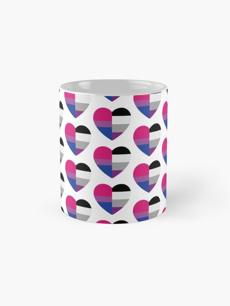 "Asexual Biromantic Heart" Coffee Mug for Sale by dlpalmer | Redbubble