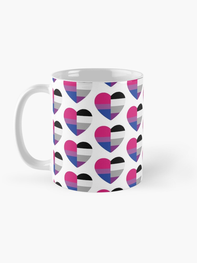 "Asexual Biromantic Heart" Coffee Mug for Sale by dlpalmer | Redbubble