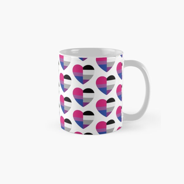 "Asexual Biromantic Heart" Coffee Mug for Sale by dlpalmer | Redbubble