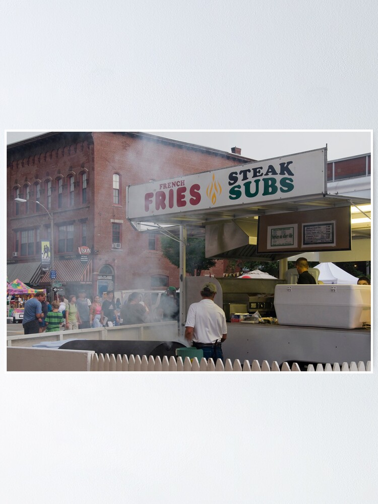 "Steak Sub Stand at Market Days - Concord, New Hampshire" Poster for ...