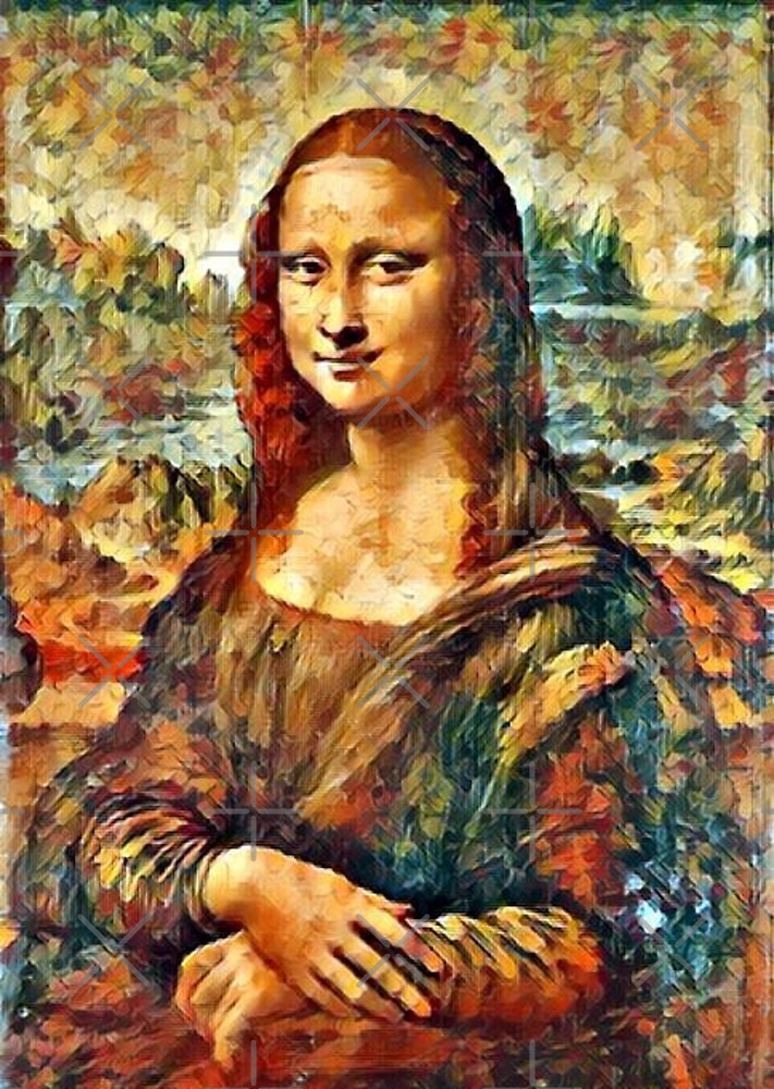 "da Vinci: Mona Lisa variations - La Gioconda Indian Expressionism" by ...