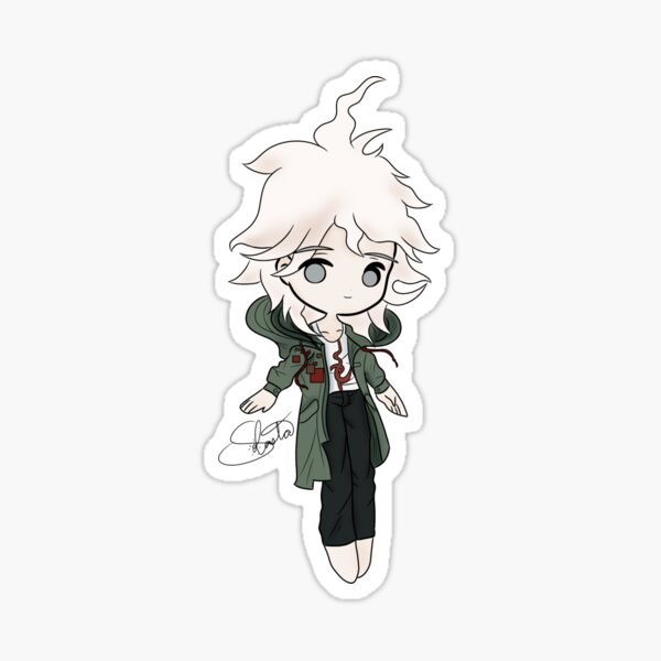 "Nagito Komaeda (Danganronpa)" Sticker for Sale by FoxGroves | Redbubble