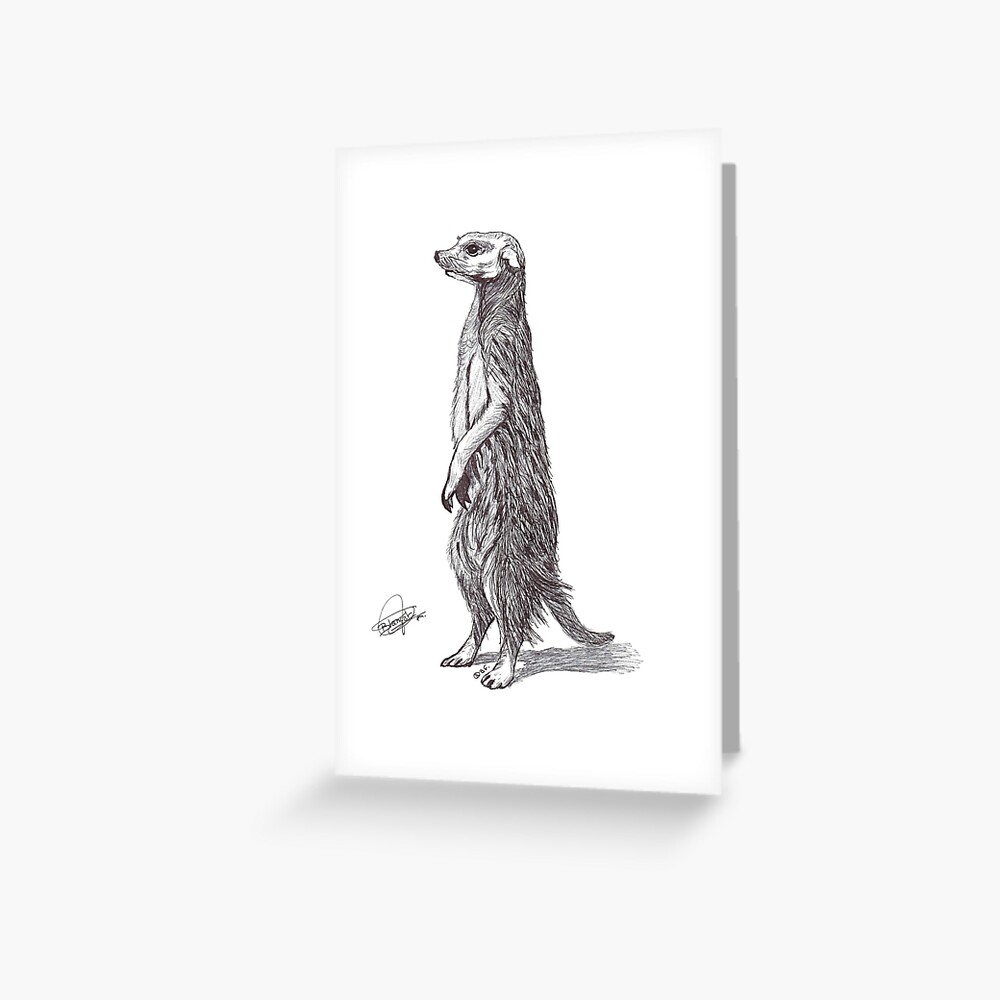 " Meerkat Meerkat" Greeting Card by BeritValk | Redbubble