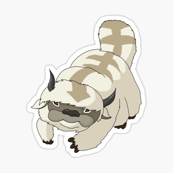 "Appa- Avatar the Last Airbender" Sticker by leah-12-15 | Redbubble