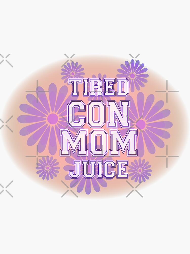 "ConMom" Sticker by LureLight | Redbubble