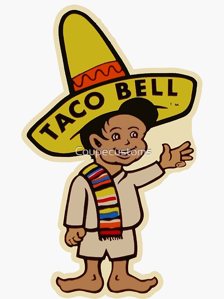 "1960's Original Taco Boy" Sticker for Sale by Coupecustoms | Redbubble