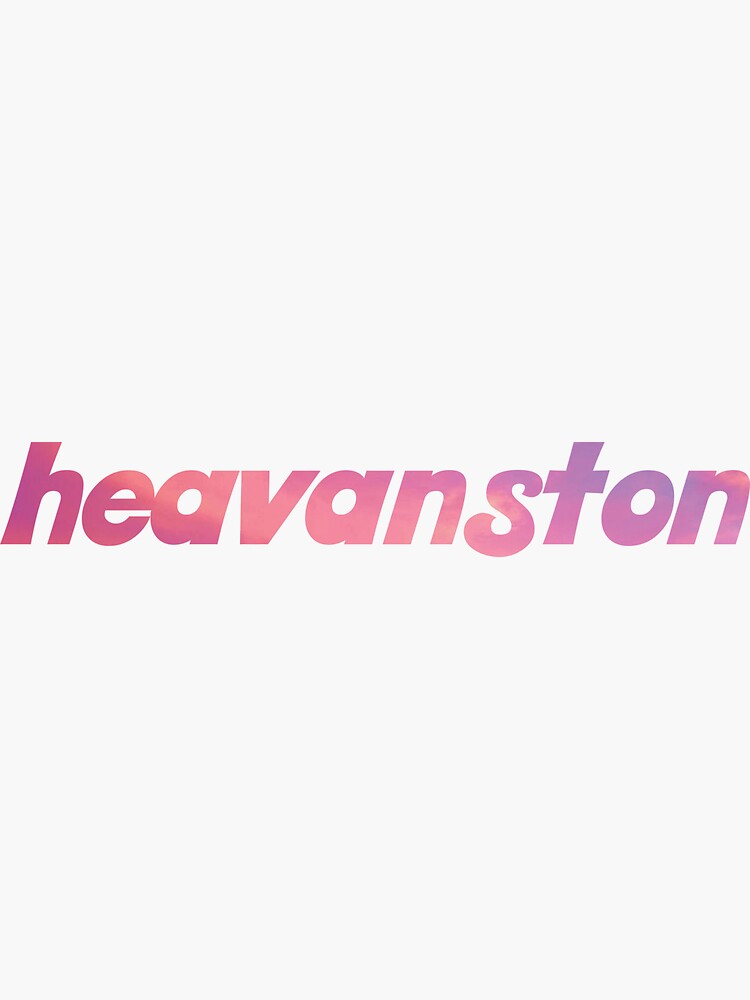 "evanston, illinois (heavanston)" Sticker by attractivemilk | Redbubble