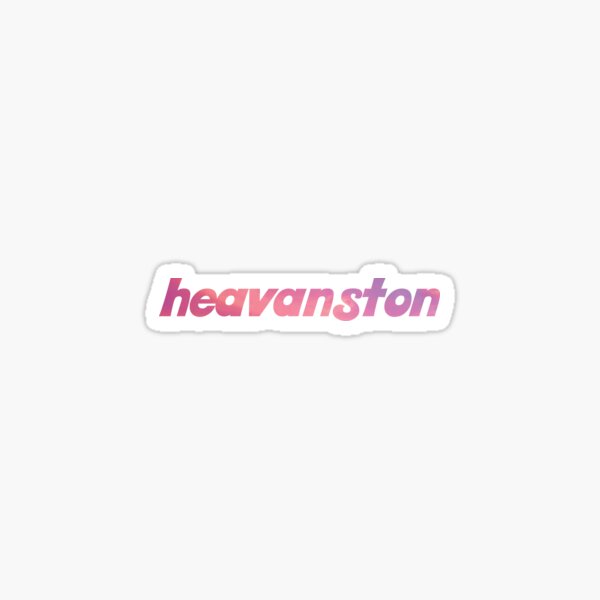 "evanston, illinois (heavanston)" Sticker by attractivemilk | Redbubble