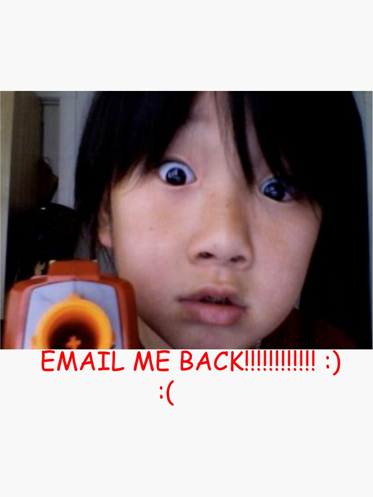 "email me back for more details " Sticker for Sale by vGumiho | Redbubble