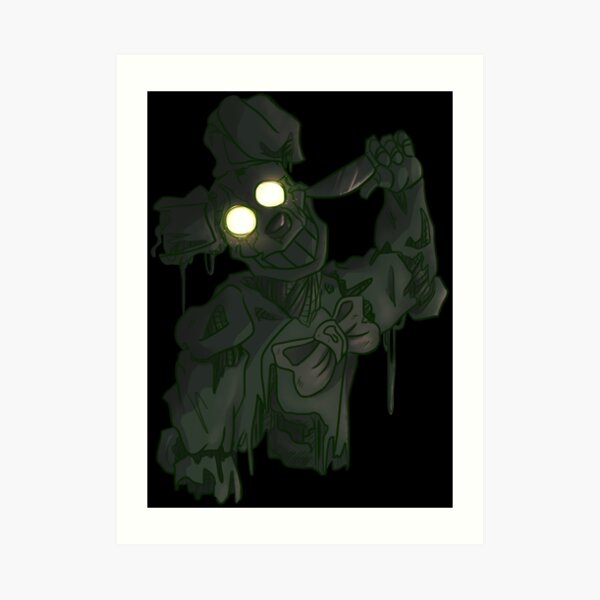 "Springtrap Glaring Eyes" Art Print by Starzall | Redbubble