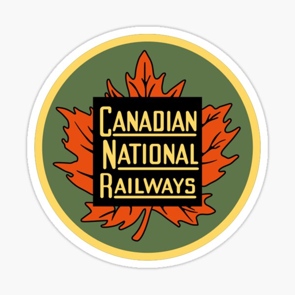 Canadian National Railway Stickers | Redbubble