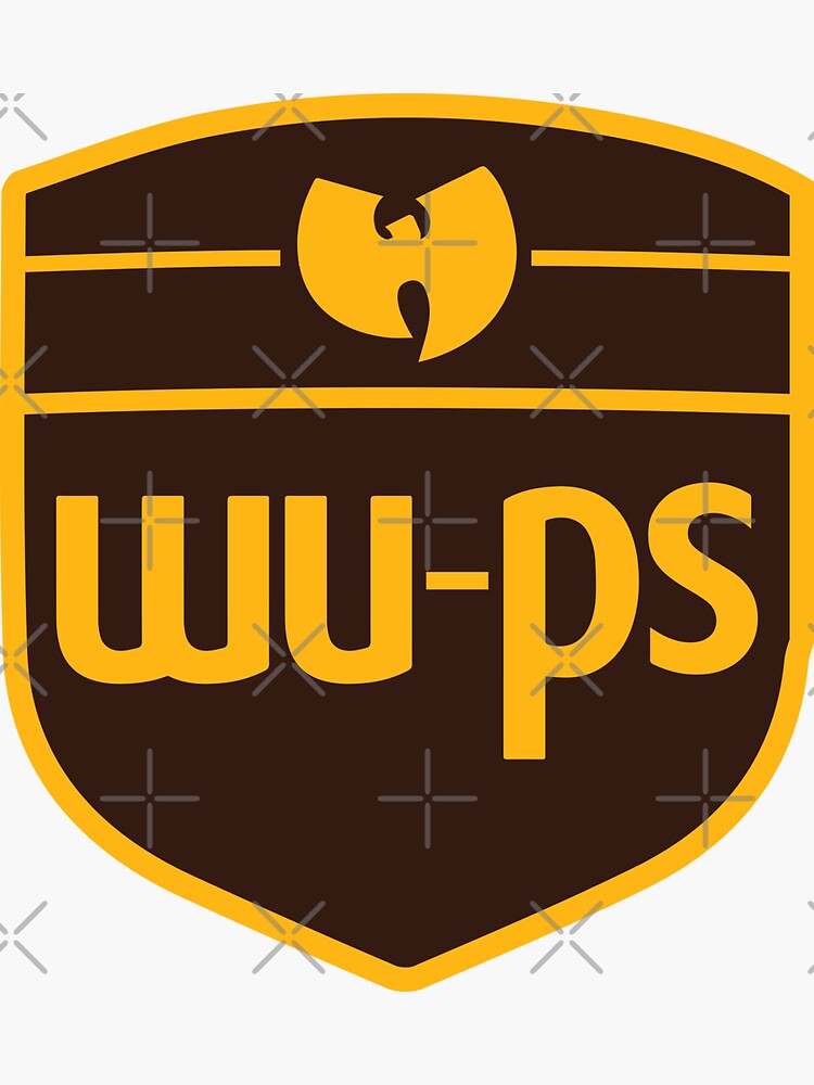 "Classic WU-PS Shirt" Sticker by ColorBars | Redbubble