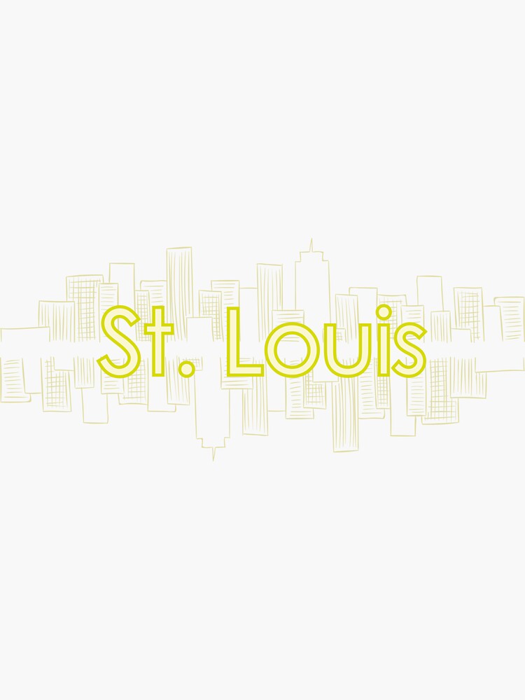 "St. Louis" Sticker for Sale by oleo79 | Redbubble