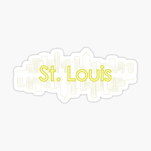 "St. Louis" Sticker for Sale by oleo79 | Redbubble