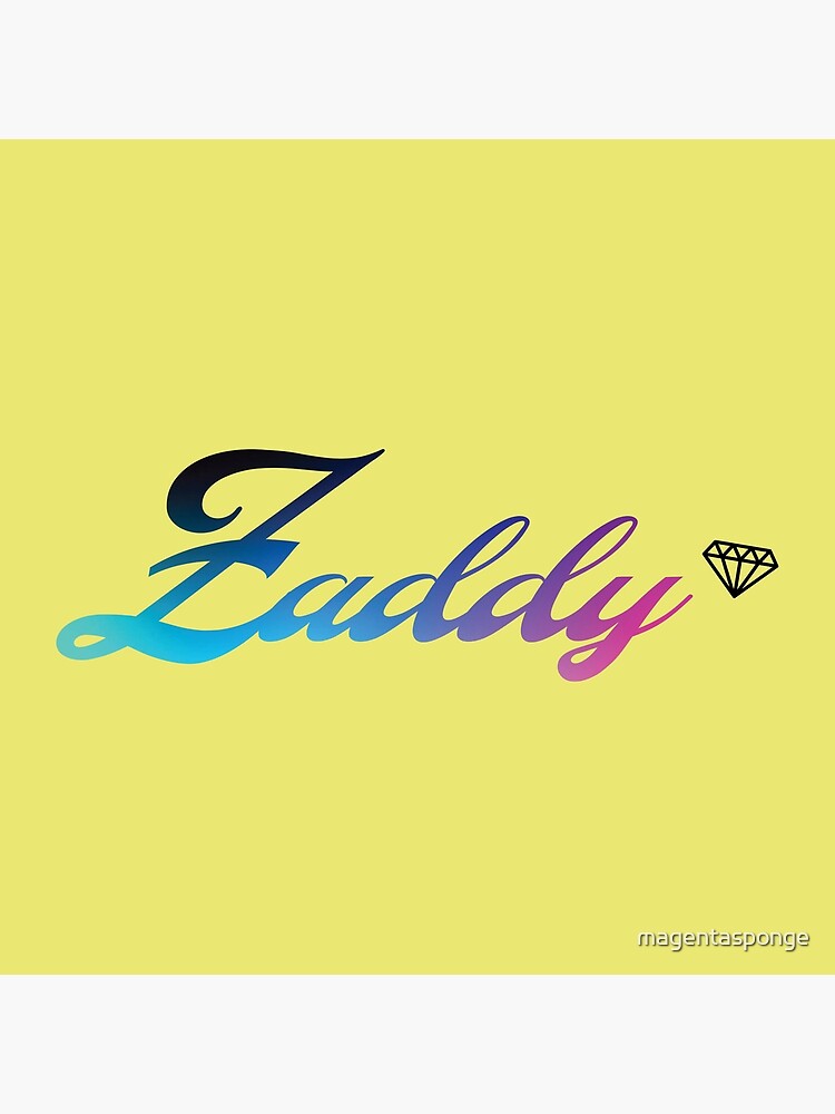 "Sexy Zaddy in Cursive with a Fabulous Diamond " Photographic Print for ...