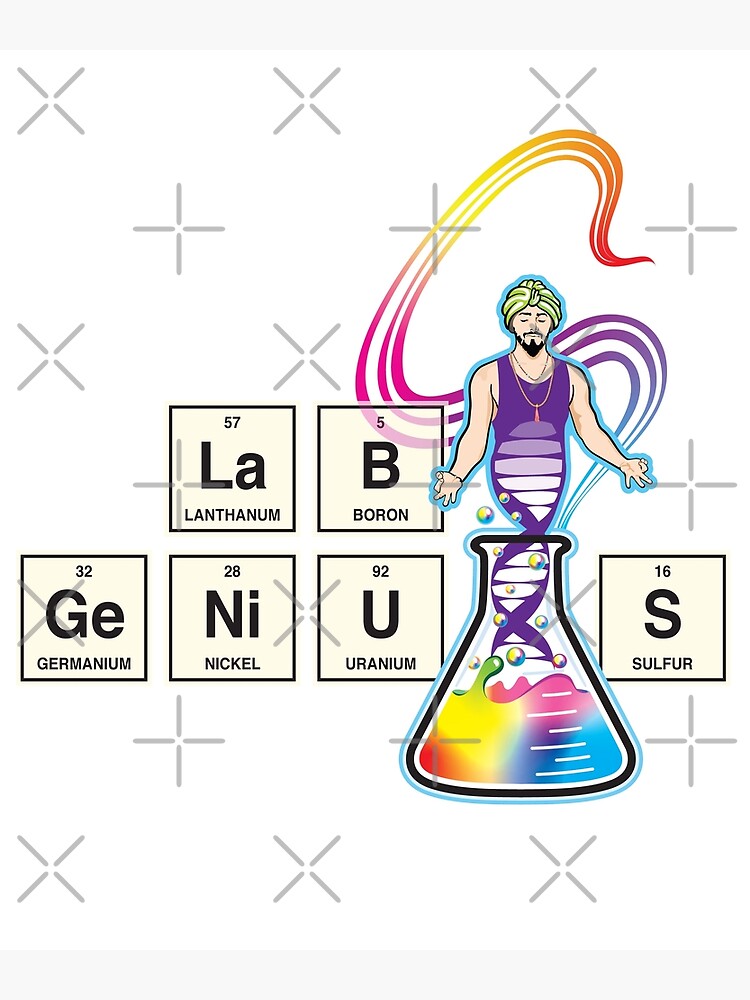 Póster «Lab Genius Magic Science Genie para la versión Pro Specter ...