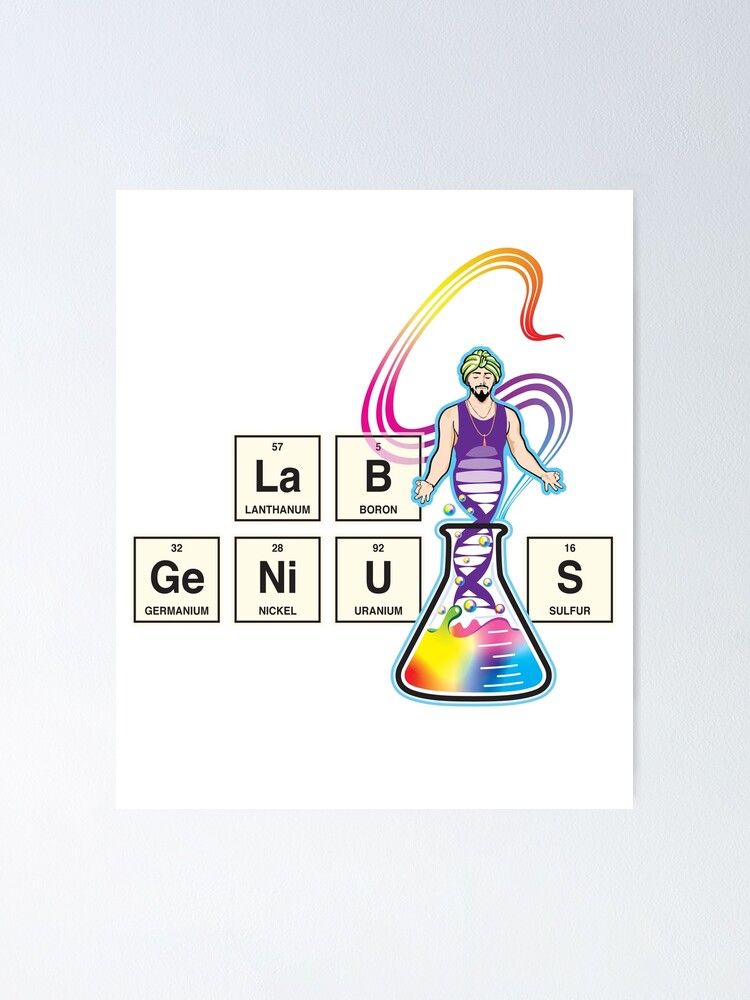 Póster «Lab Genius Magic Science Genie para la versión Pro Specter ...