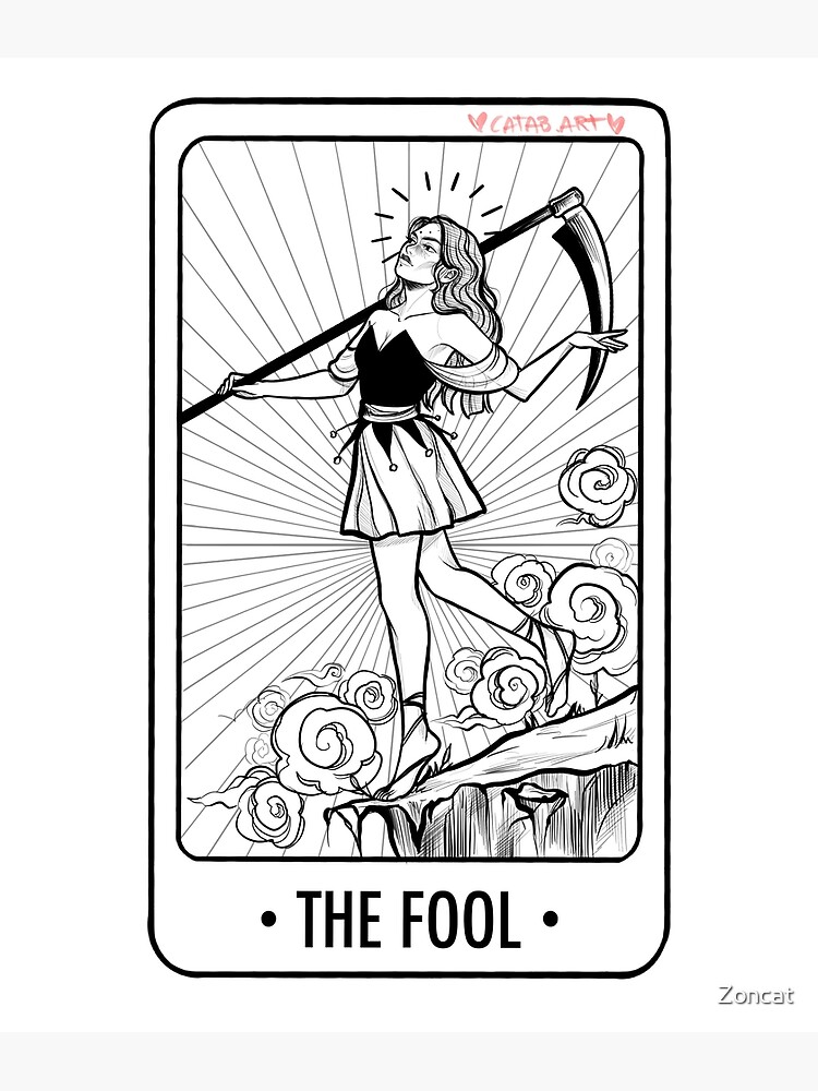 "THE FOOL - Tarot card" Poster by Zoncat | Redbubble