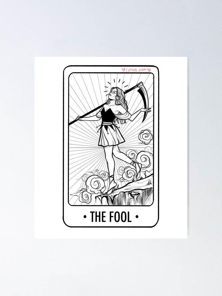 "THE FOOL - Tarot card" Poster by Zoncat | Redbubble
