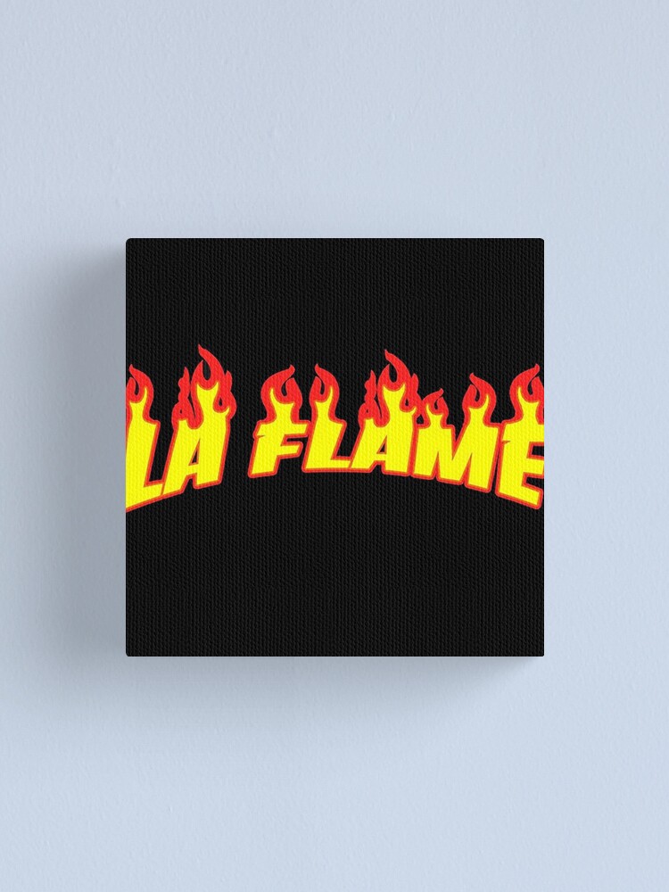 "La flame fire logo" Canvas Print by Geempah | Redbubble