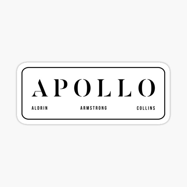 Apollo 11 Stickers | Redbubble