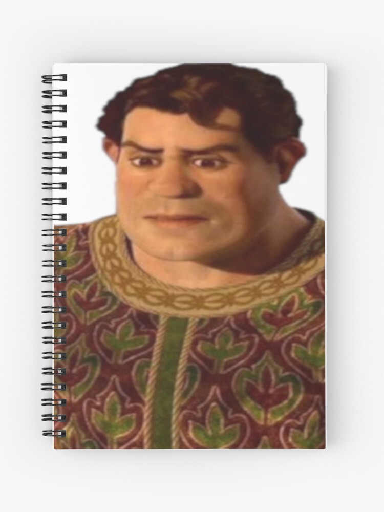"Handsome Human Shrek" Spiral Notebook for Sale by SnackDealer3179 ...