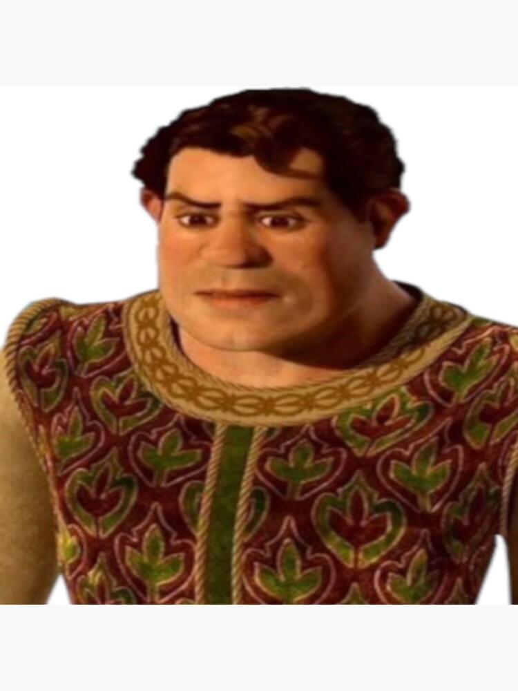 "Handsome Human Shrek" Clock for Sale by SnackDealer3179 | Redbubble