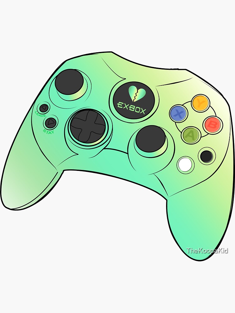 "EXBOX" Sticker for Sale by TheKoopaKid | Redbubble