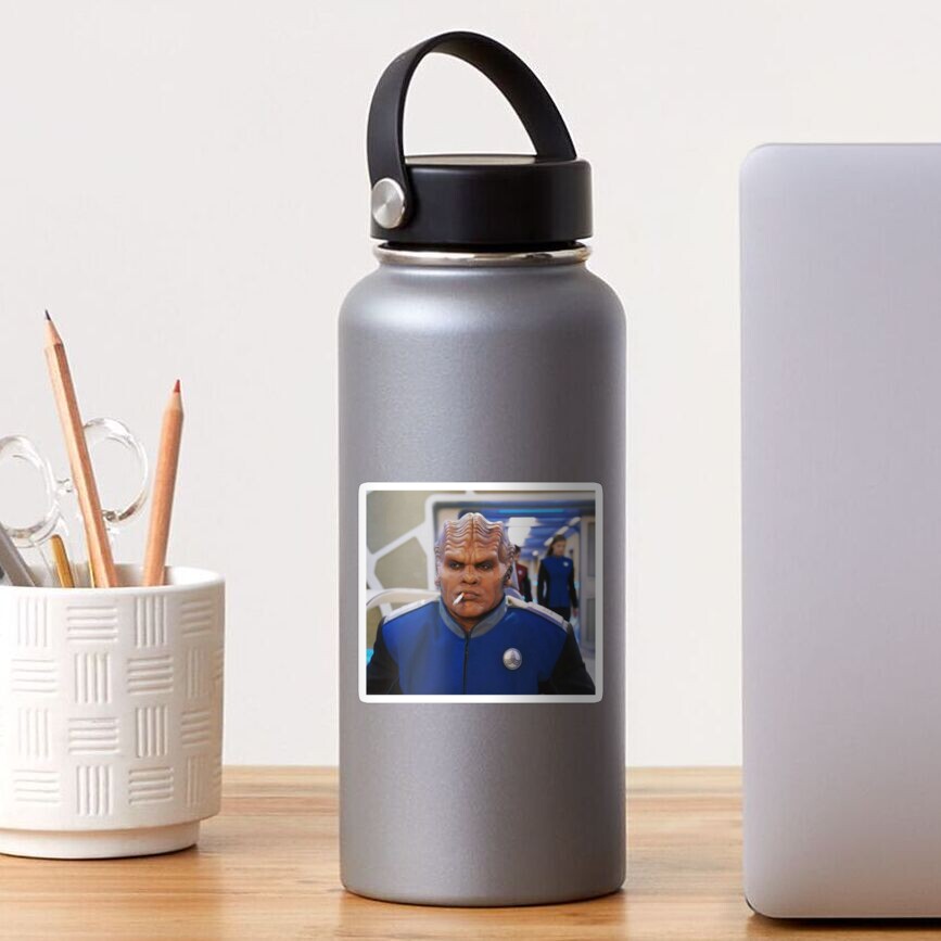 "Bortus Smoking - Orville" Sticker for Sale by thebigredsker | Redbubble