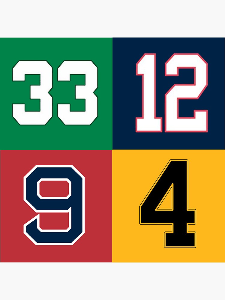 "Boston Sports Legends" Sticker for Sale by cocreations | Redbubble