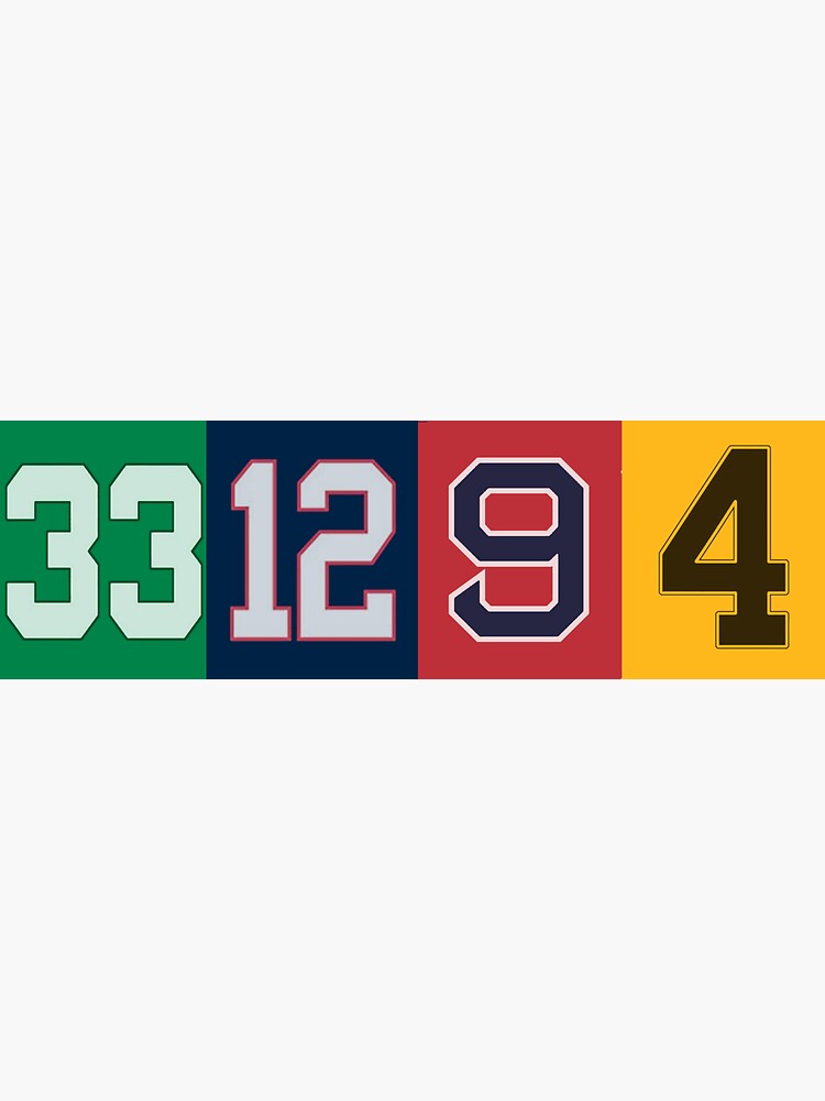 "Boston Sports" Sticker for Sale by cocreations | Redbubble