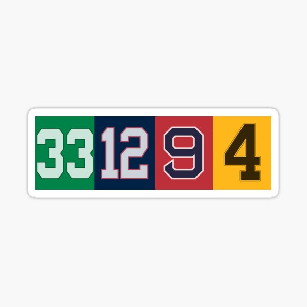 "Boston Sports" Sticker for Sale by cocreations | Redbubble