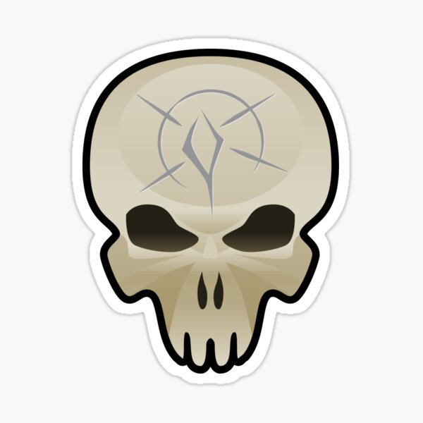"Halo - Catch Skull" Sticker for Sale by BitRadical | Redbubble