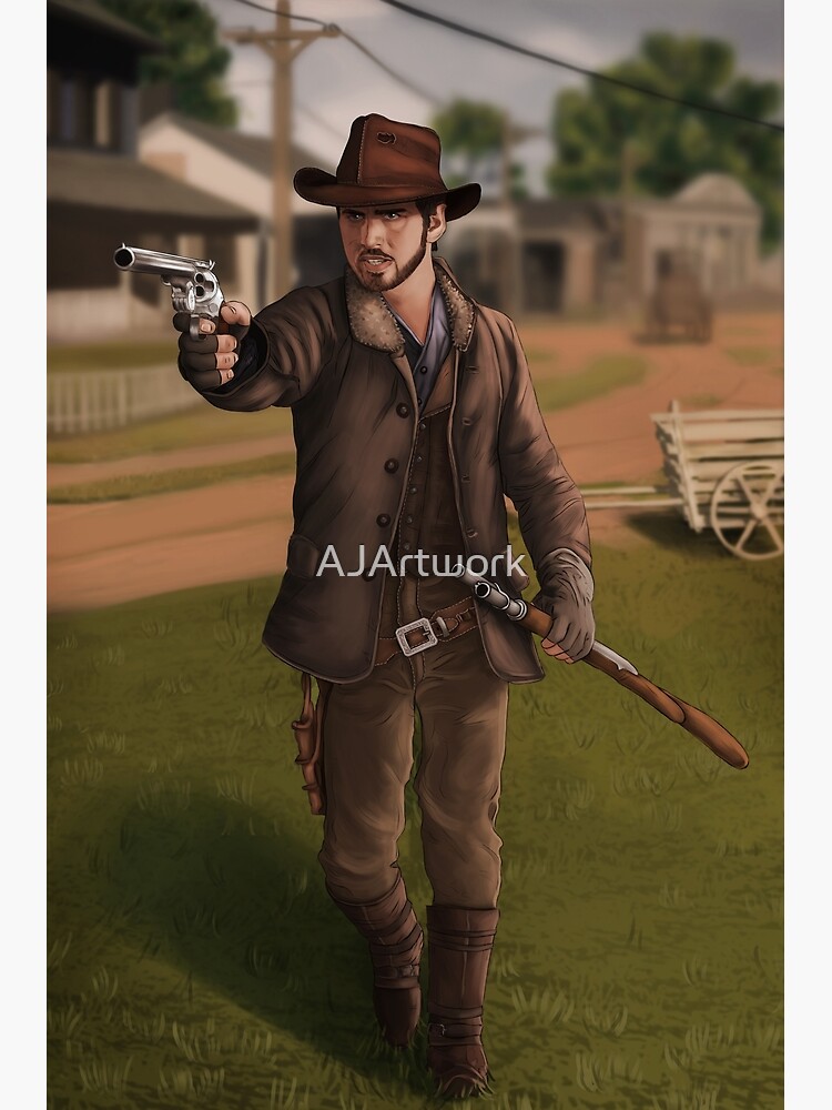 "Colin O'Donoghue cowboy artwork " Poster by AJArtwork | Redbubble