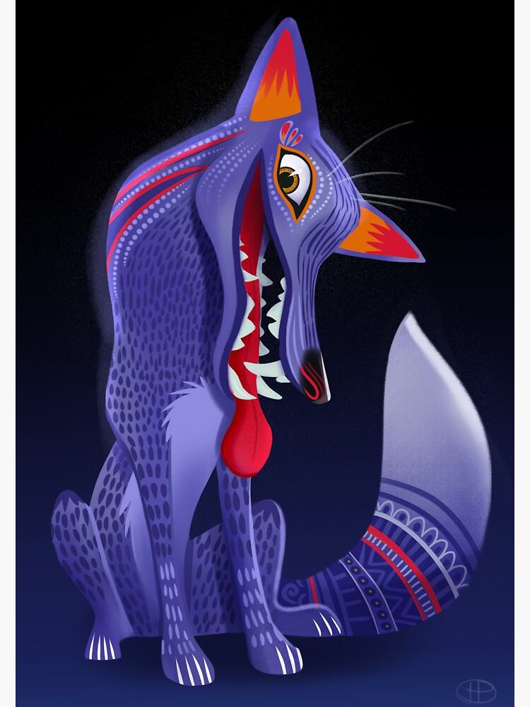 "Cosmic Coyote" Sticker for Sale by Kepyle20 | Redbubble