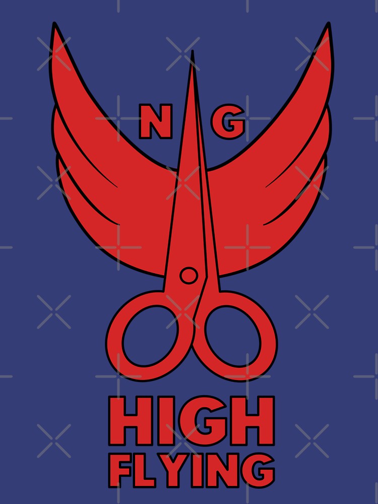"High Flying Scissor Bird Design" T-shirt for Sale by iRussJ ...