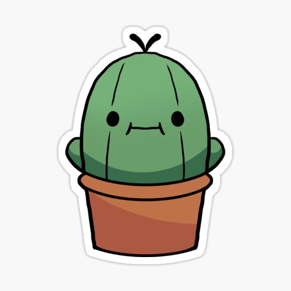 "Stubby Cactus" Sticker for Sale by C7Animatics | Redbubble