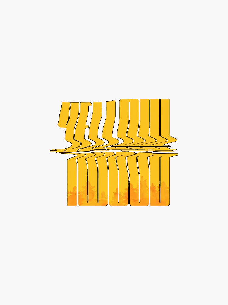 "Stray Kids Cle 2 Yellow Wood Distorted Album Logo" Sticker for Sale by ...