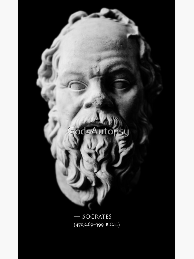 Póster «Busto Sócrates (470/469 - 399 aC)» de GodsAutopsy | Redbubble