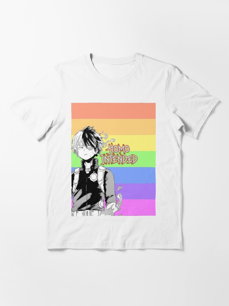 "My Hero Academia Todoroki Gay Pride Flag" T-shirt by queerwriter ...