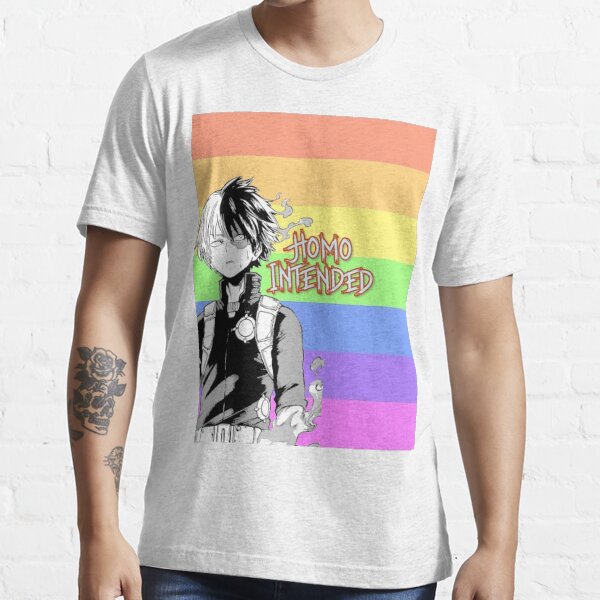 "My Hero Academia Todoroki Gay Pride Flag" T-shirt by queerwriter ...