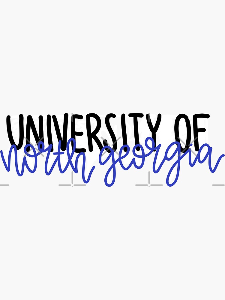 "university of north georgia" Sticker for Sale by andipietro48 | Redbubble