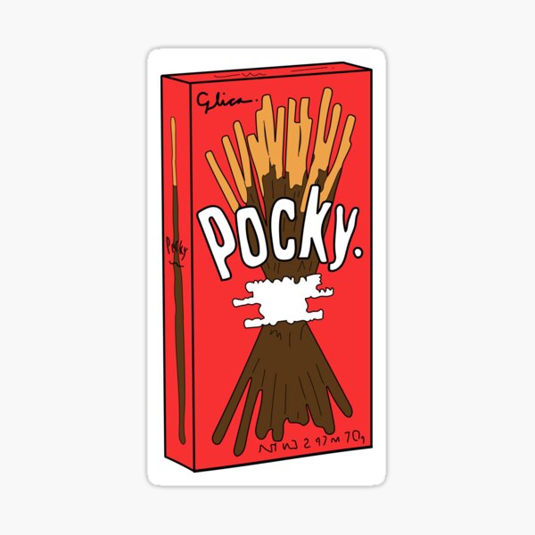 "Cartoon Pocky Design!" Sticker by the-savster | Redbubble