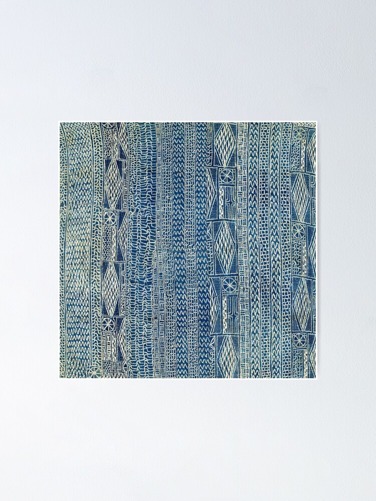 " Ndop Cameroon West African Textile Print" Poster for Sale by Vicky ...